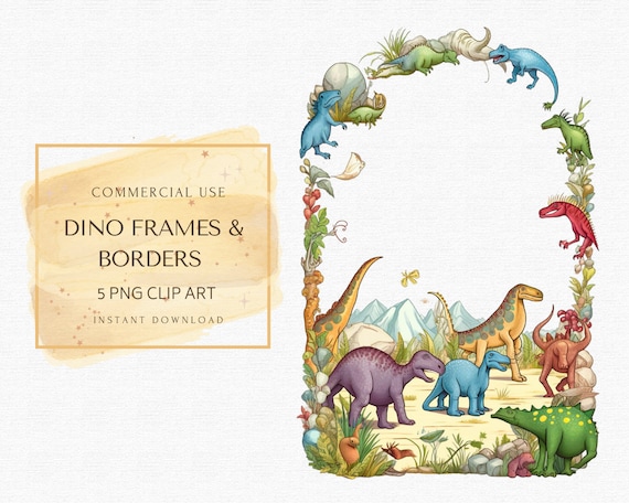 Dinosaur Page Border