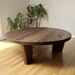 Round Chunky Coffee Table - Etsy