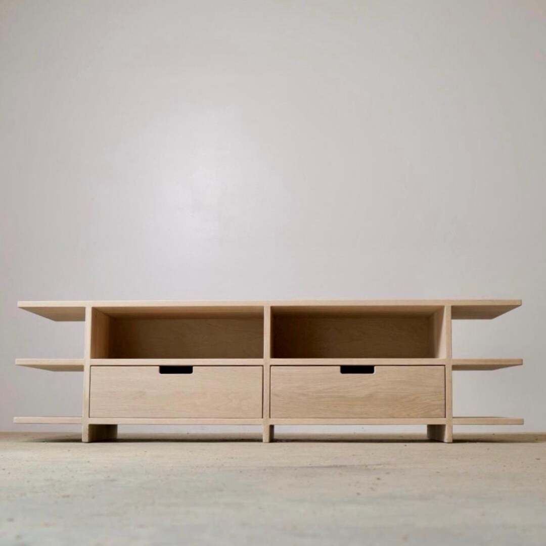 Modern Media Console - Etsy
