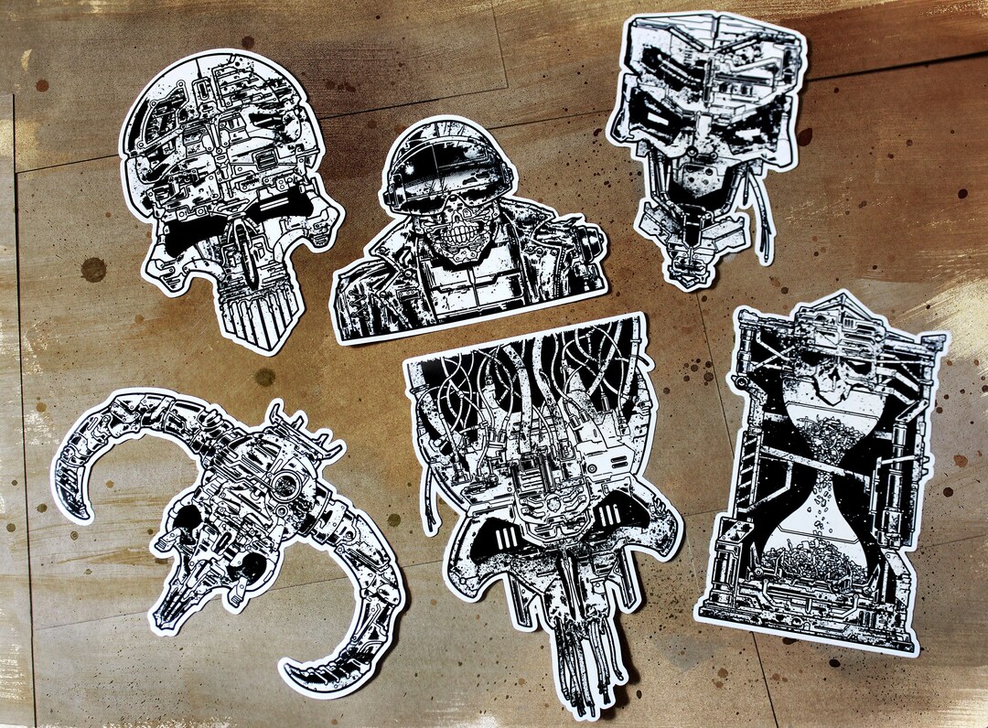 Cyberpunk Sticker Set - Etsy