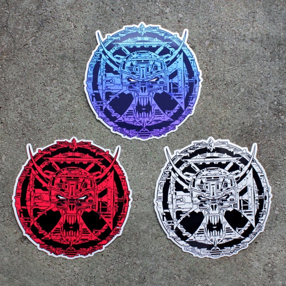 Cyberpunk Cyberdemon Sticker - Etsy