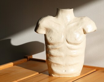 Male Body Vase - Etsy