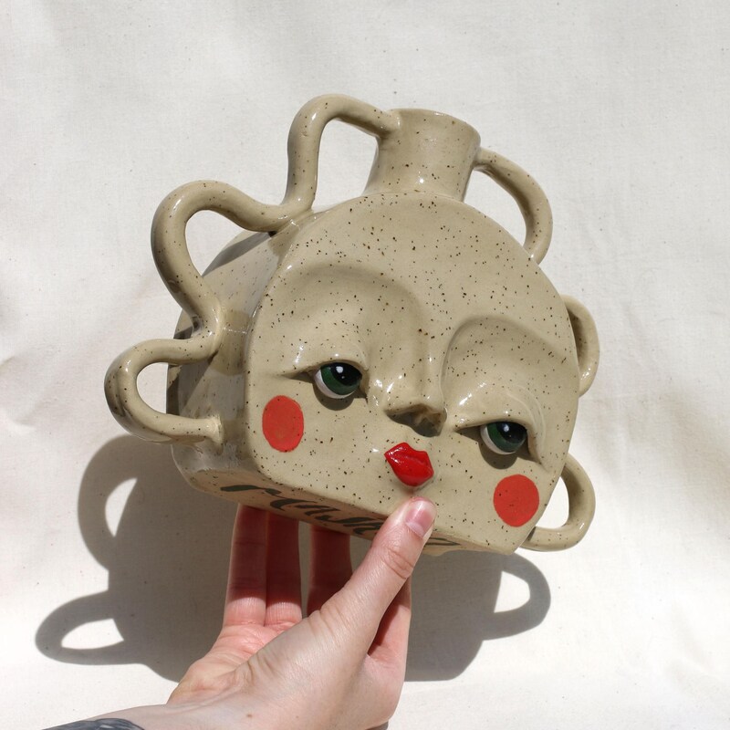 Vases With Faces - Etsy