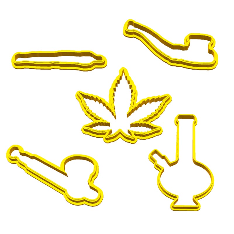 Pot Leaf Cookie Cutters - Etsy