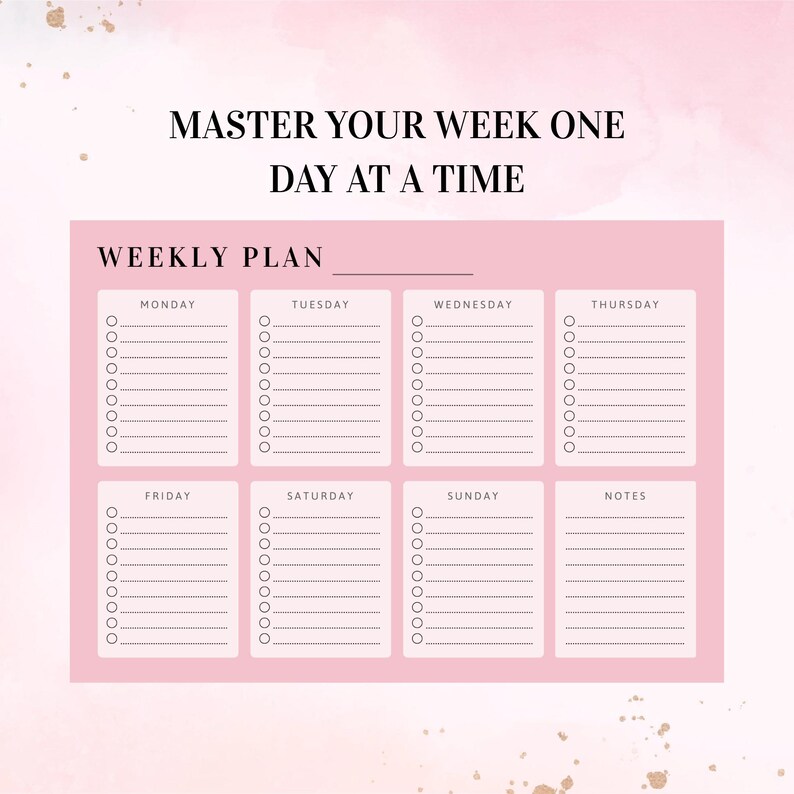 Weekly Mental Load Planner for Overwhelmed Moms | Gentle Task ...