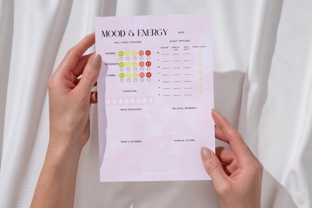 Mood and Energy Tracker | Printable Planner for SEN/SEND Mums | Calm ...