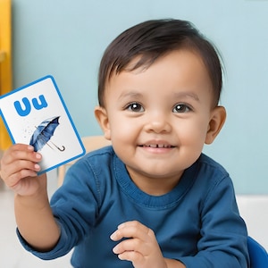Educational ABC Flash Cards for Toddlers - Printable Digital Download ...