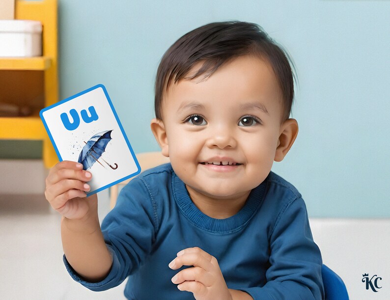 Educational ABC Flash Cards for Toddlers - Printable Digital Download ...