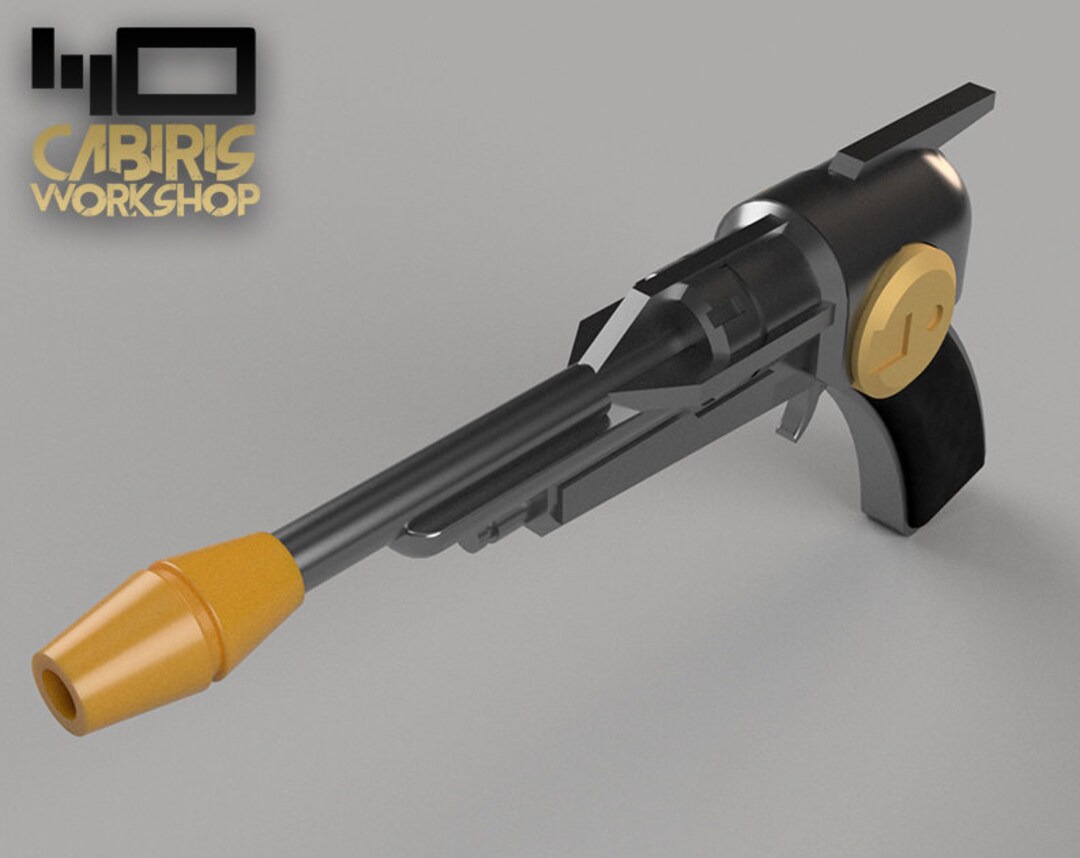 Wolf Blaster Pistol 2.0 3D Model Star Wars Inspired Costume Stl File ...