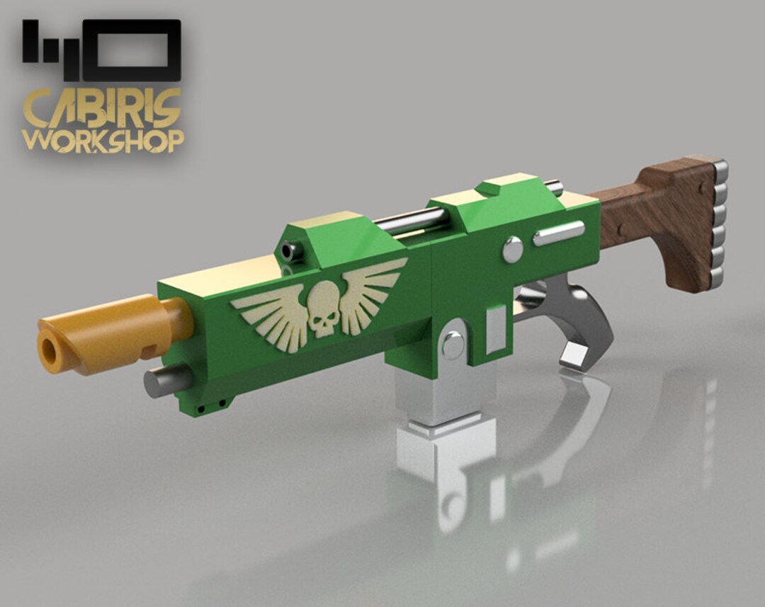 Guardsman Laser Rifle I kit Warhammer Inspired Weapon Prop 3D Printed ...