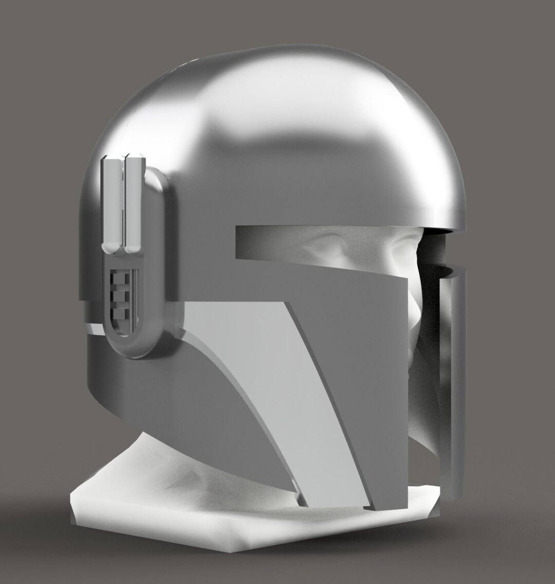 Valkyrie Mandalorian Helmet (3D Model) - Star Wars Inspired Costume Stl ...