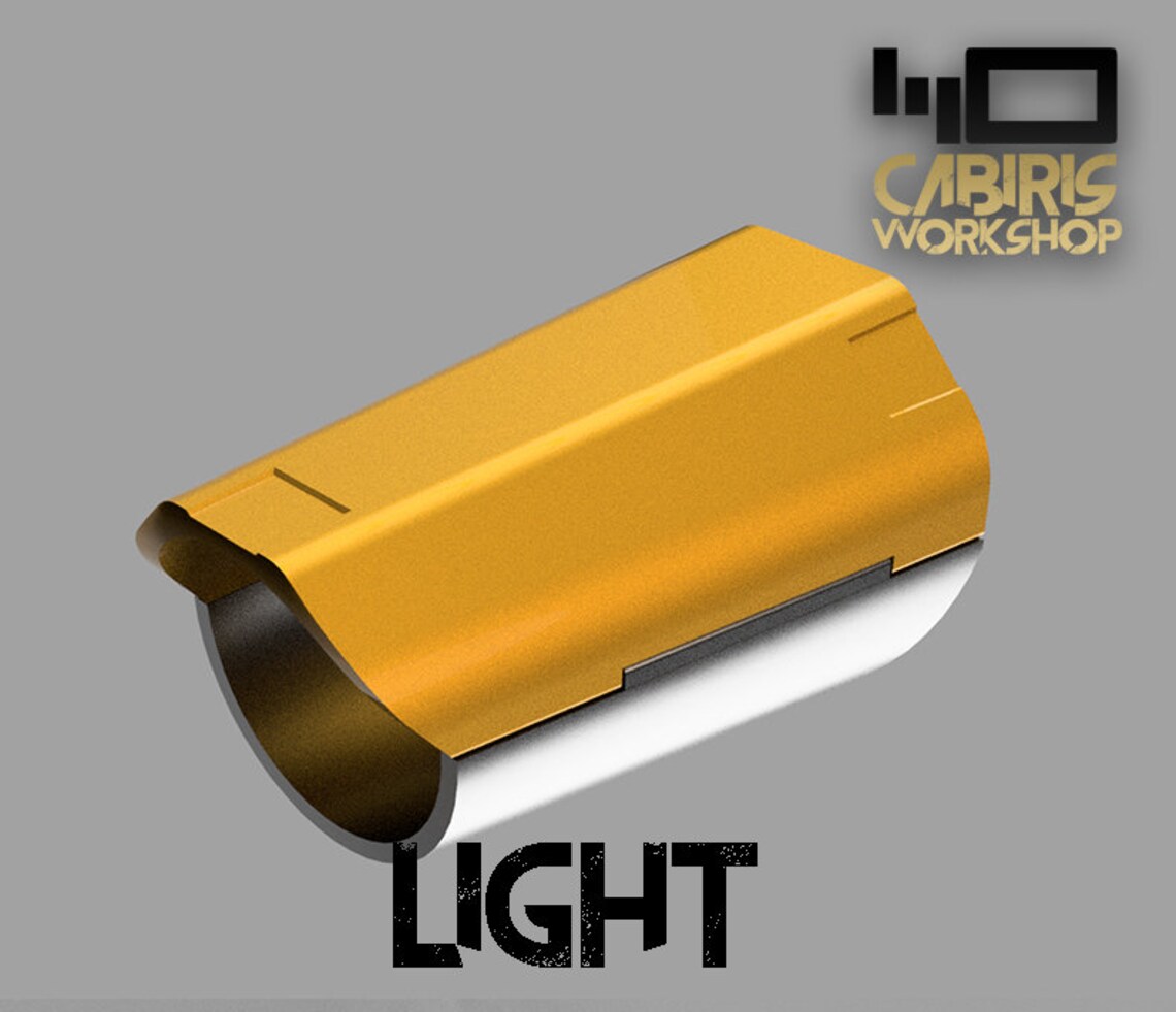 Basic Light Gauntlets (3D Model) - Star Wars Inspired Costume Stl File ...