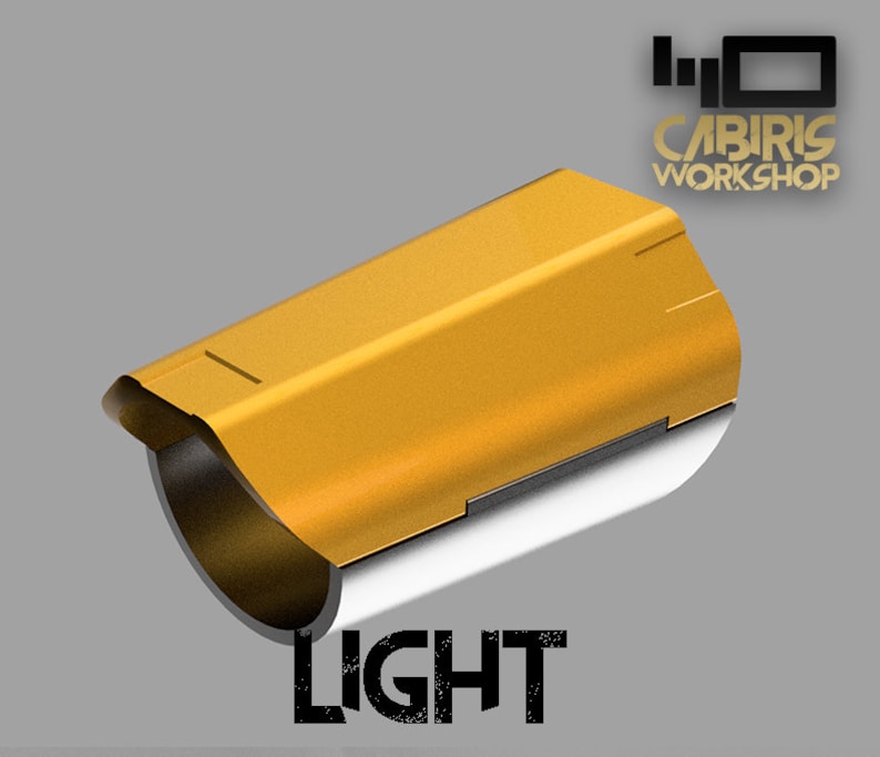 Basic Light Gauntlets (3D Model) - Star Wars Inspired Costume Stl File ...