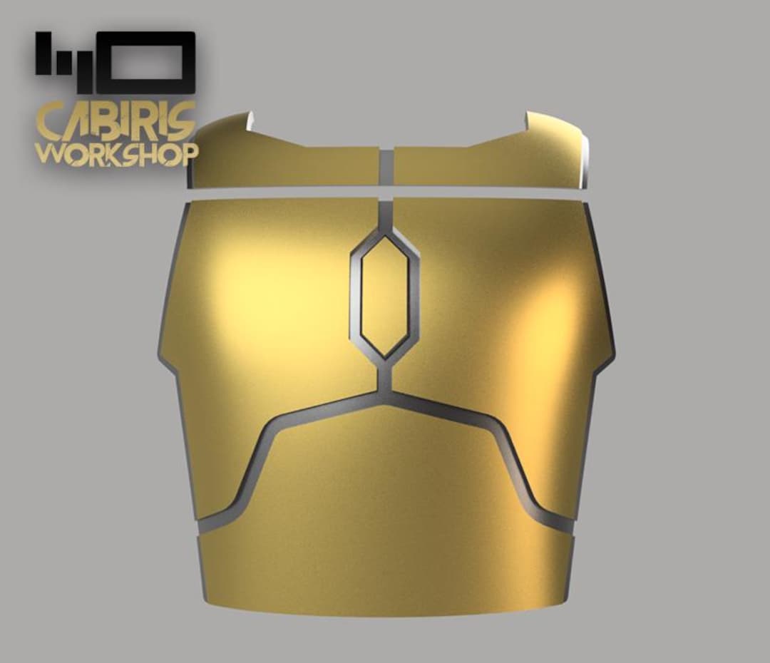 Mandalorian Covert Chest Armour (3D Model) - Star Wars Inspired Costume ...