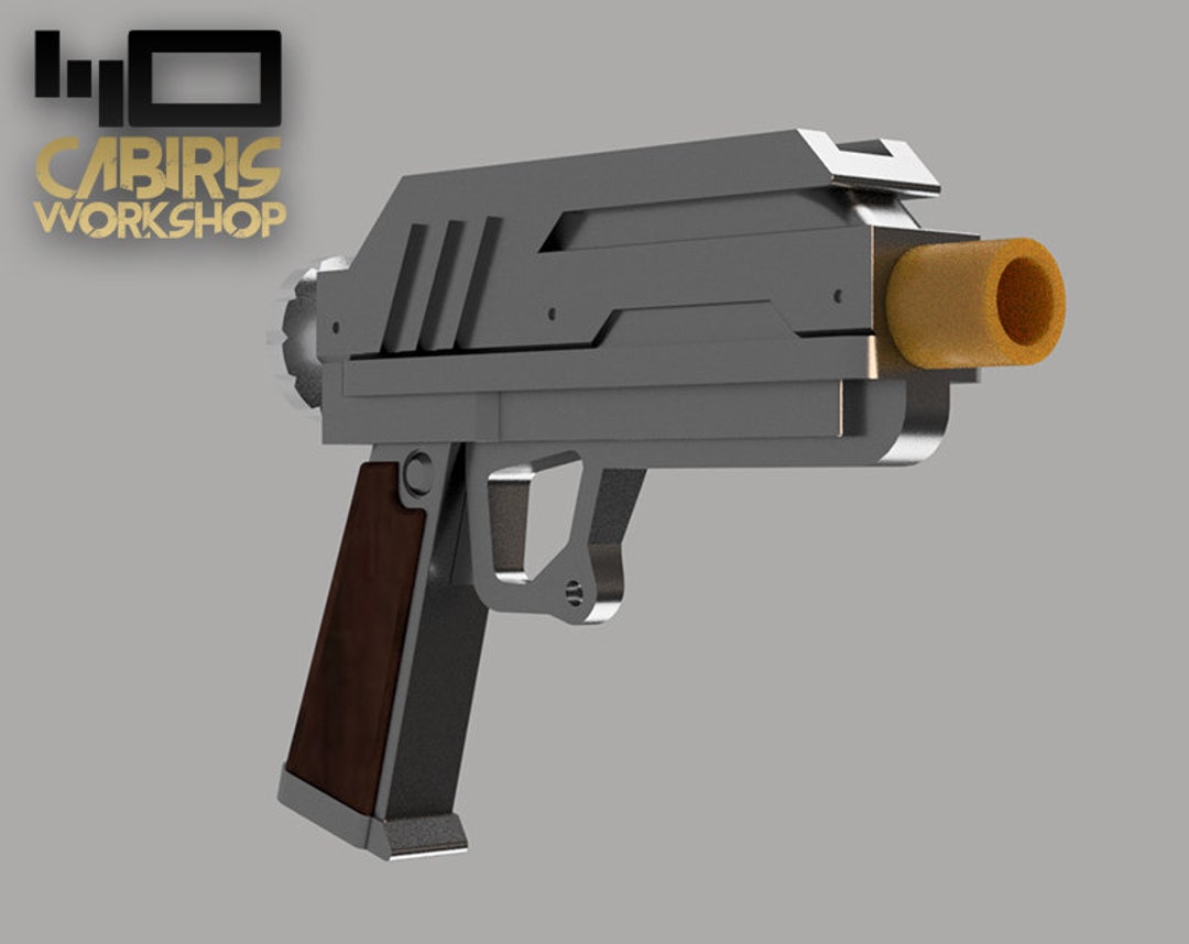 DC19L Blaster Pistol 3D Model Star Wars Inspired Costume Stl File for ...