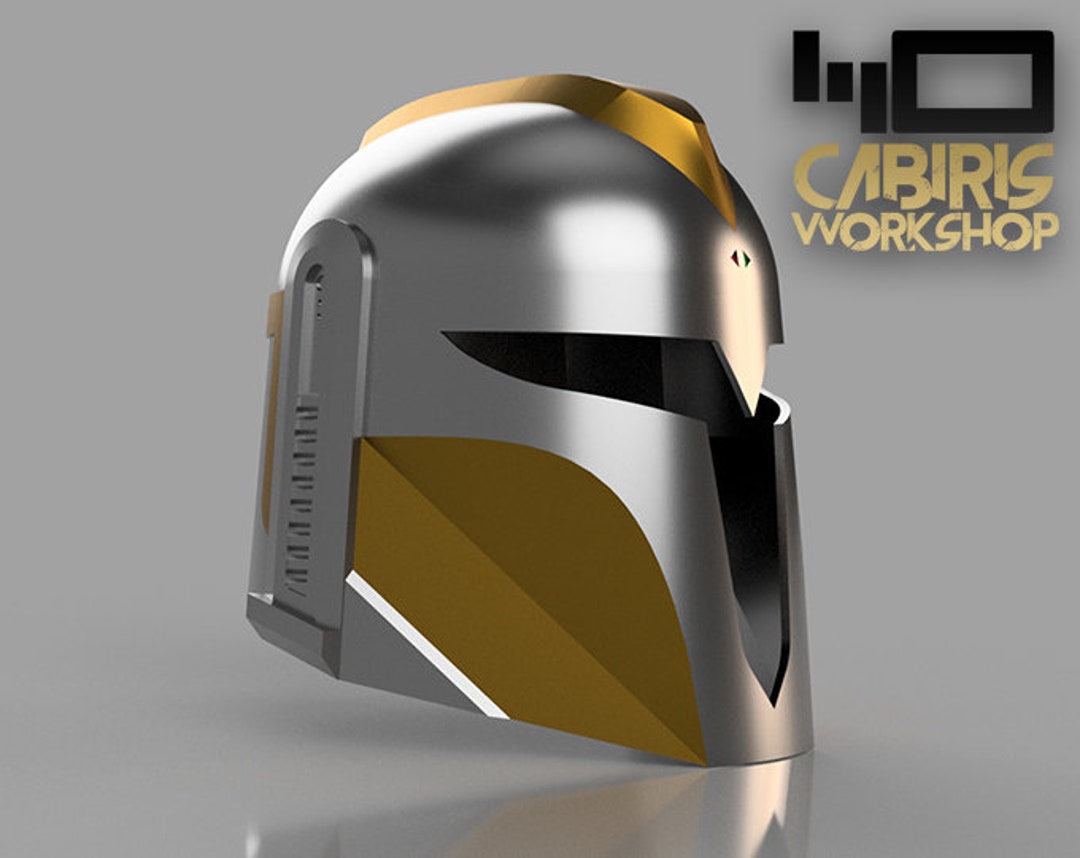 Raider Mandalorian Helmet (3D Model) - Star Wars Inspired Costume Stl ...