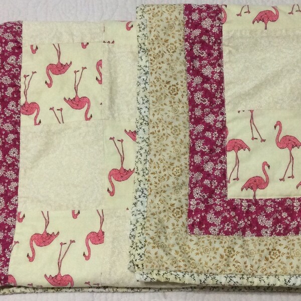 Pink Baby Quilt - Etsy