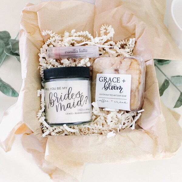 Coffee Themed Bridesmaid Proposal Box - Etsy