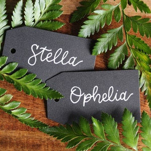 Hand Lettered Gift Tags | Personalized Bridesmaid Gift Tags | Custom ...