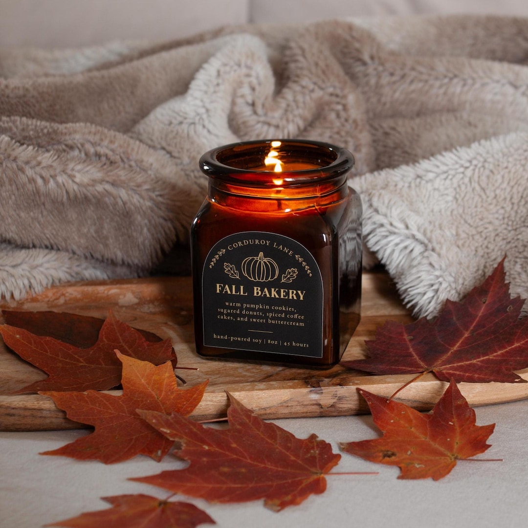 Fall Bakery | Apothecary Candle, Cozy Moody Fall, Dark Academia in ...