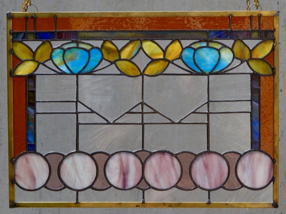 Custom stained glass panel | Etsy