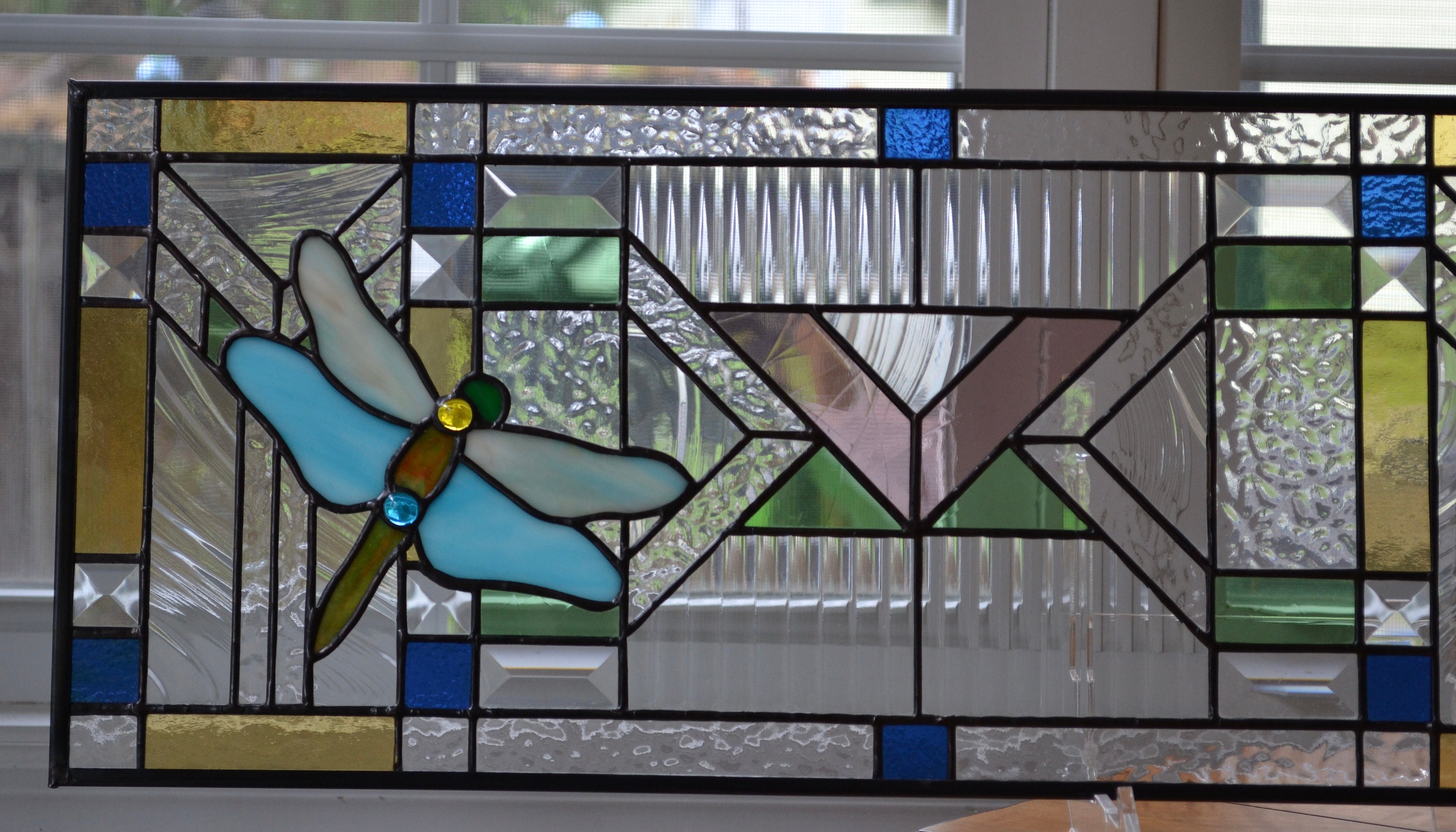 20-05 Prairie Style, Frank Lloyd Wright Inspired Transom Window in ...
