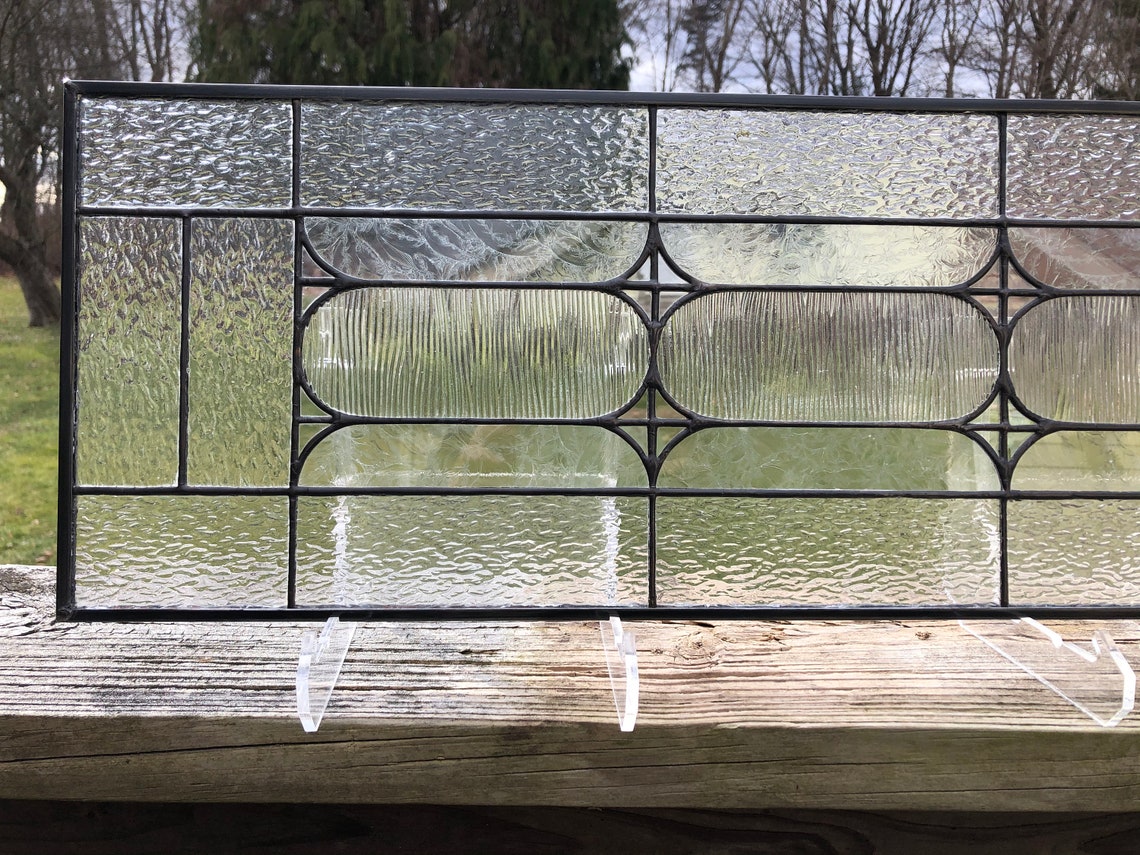 20-02X Transom Window in Clear Texture Glass - Etsy