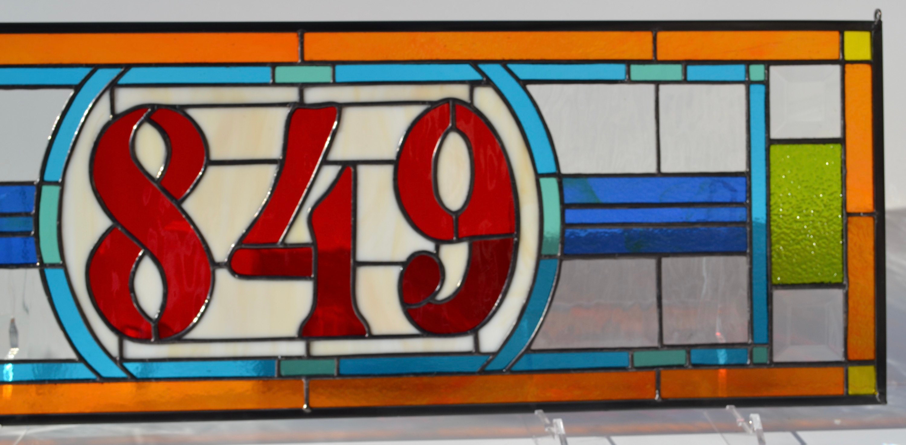 22-07 Stained Glass Transom Windows Available and Custom Made to Fit ...
