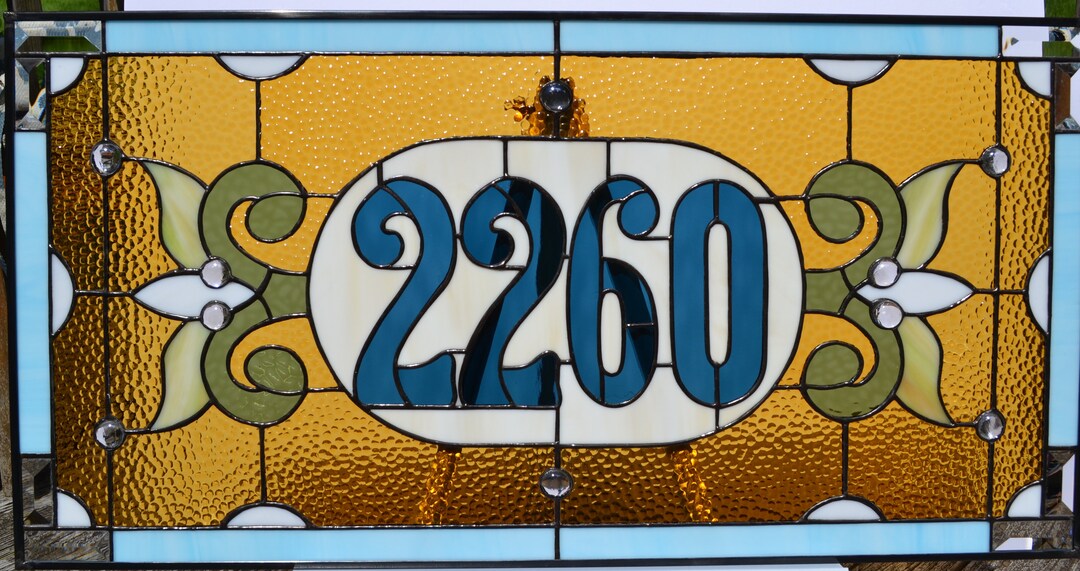 20-06 Custom, Victorian Inspired Stained Glass Transom Window - Etsy