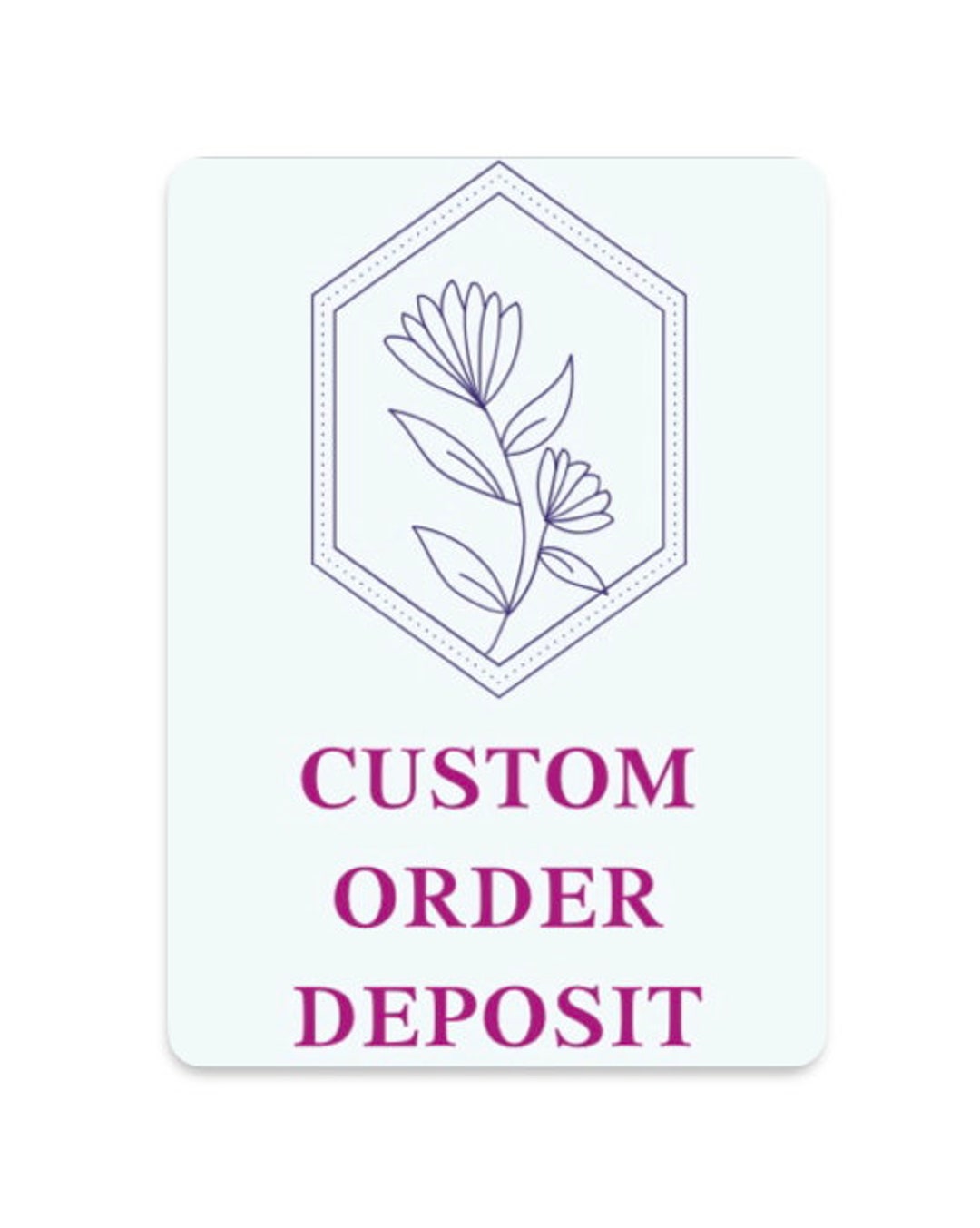 Custom Stained Glass Deposit for Glory - Etsy