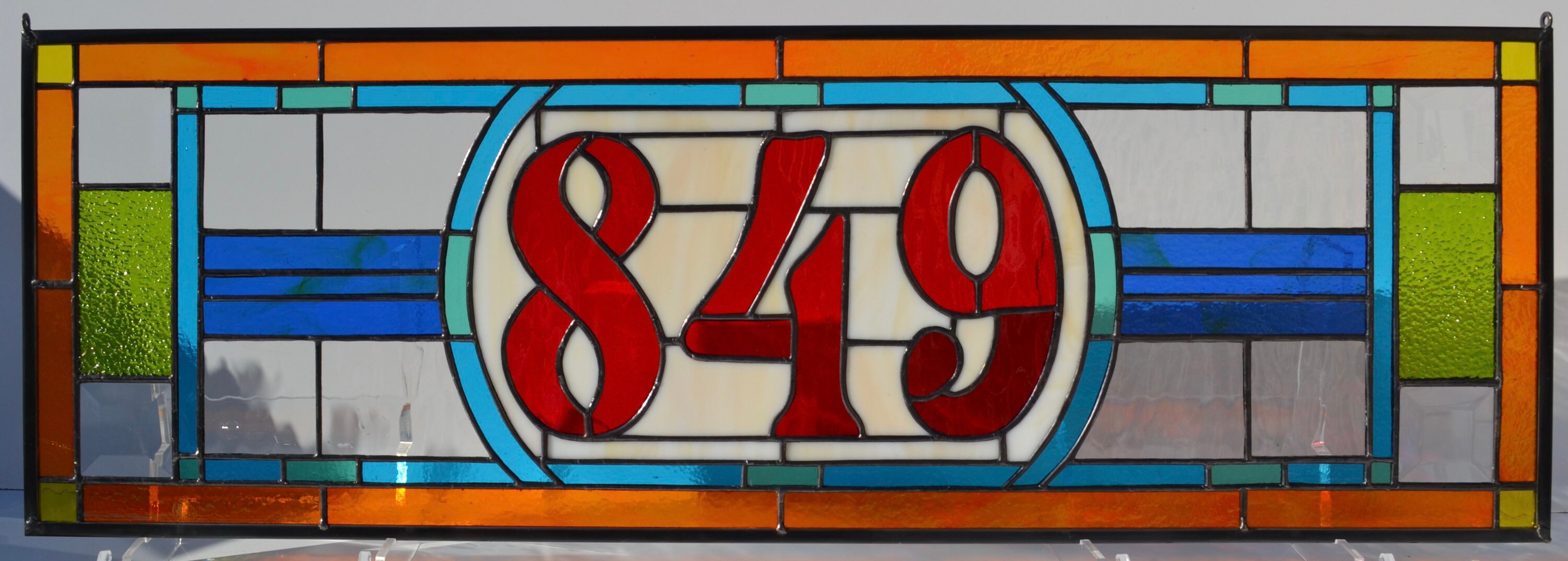 22-07 Stained Glass Transom Windows Available and Custom Made to Fit ...