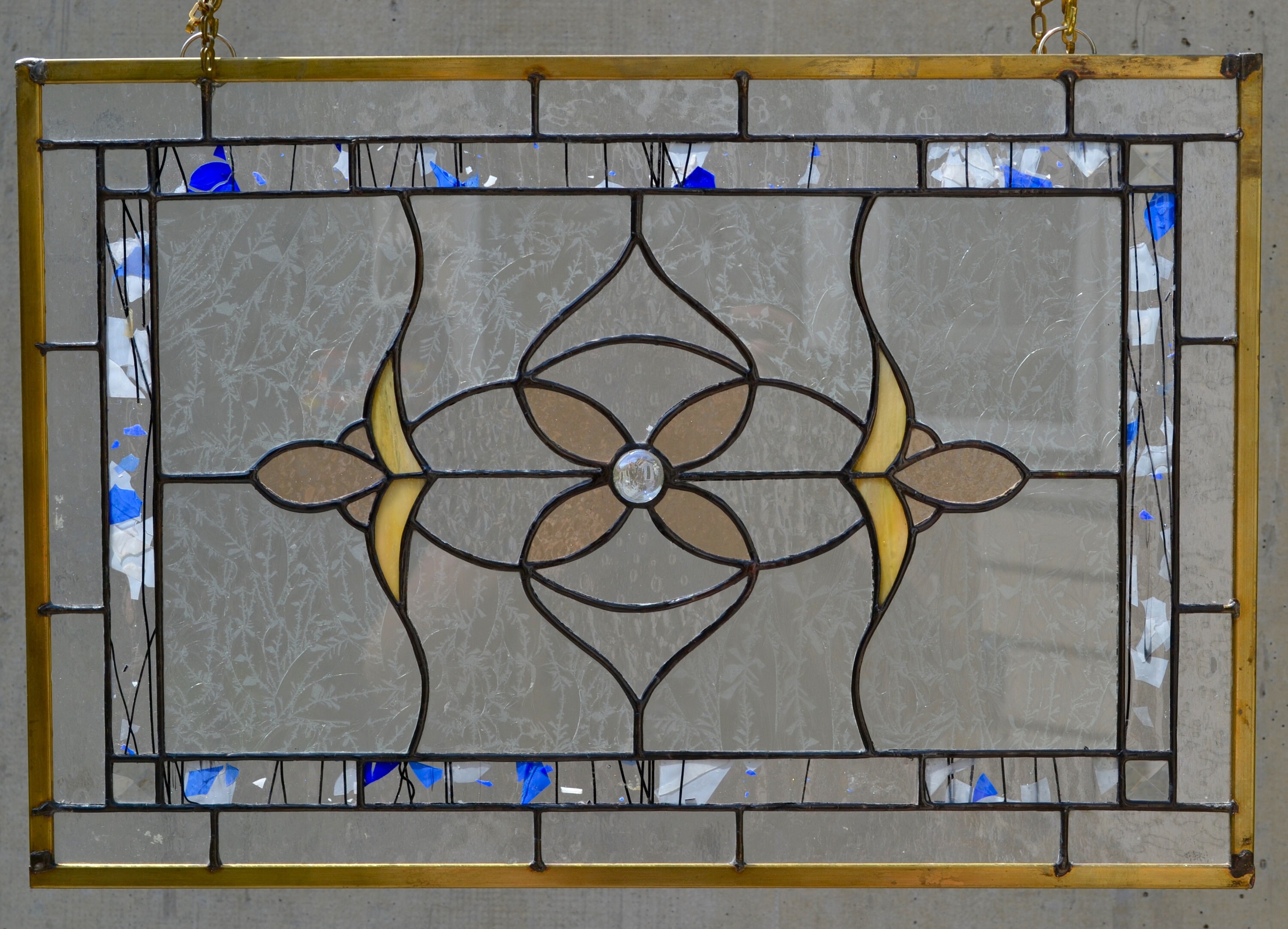 Victorian Styled Stained Glass Panel - Etsy UK