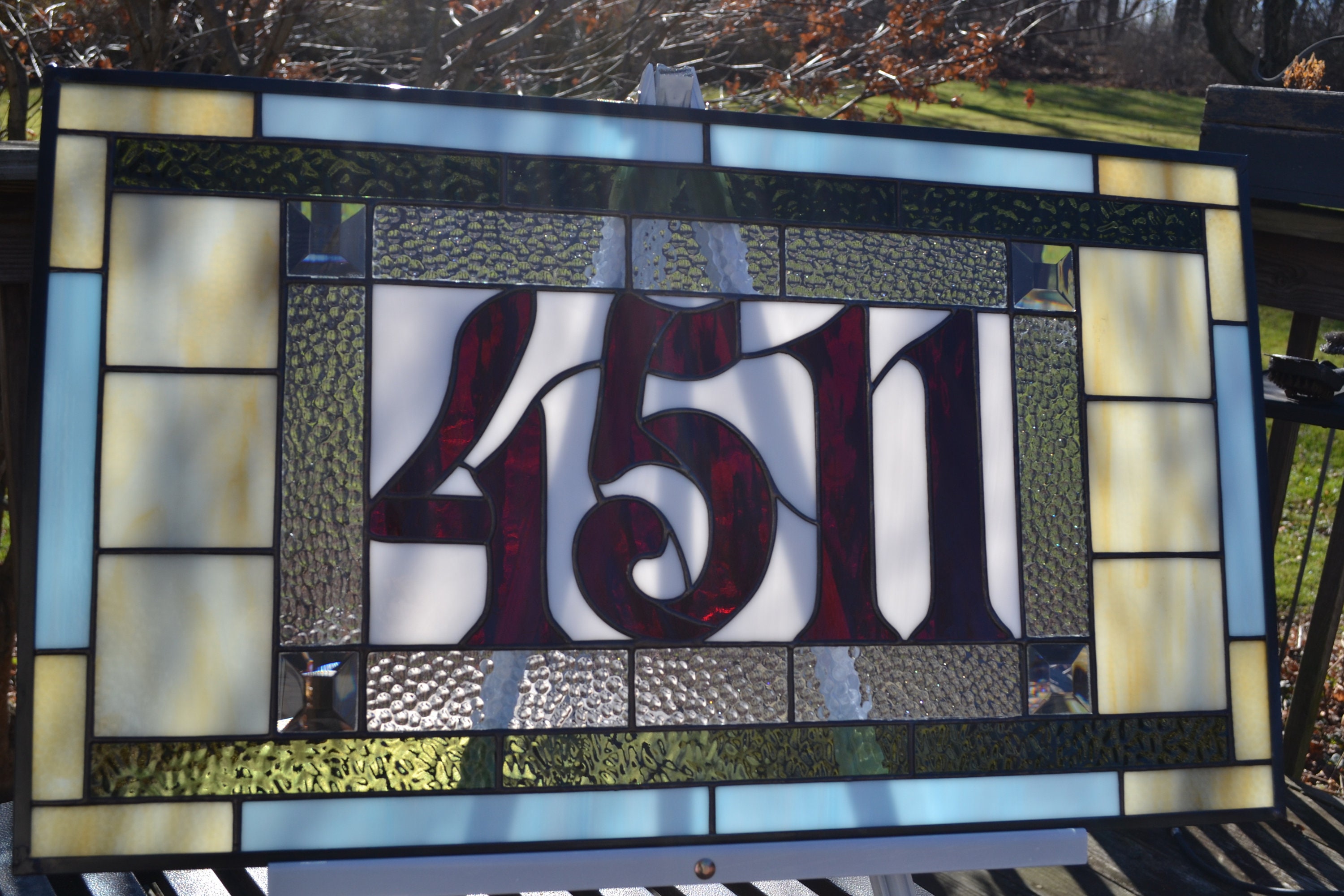19-04 Stained Glass Transom Windows Available and Custom Made to Fit ...