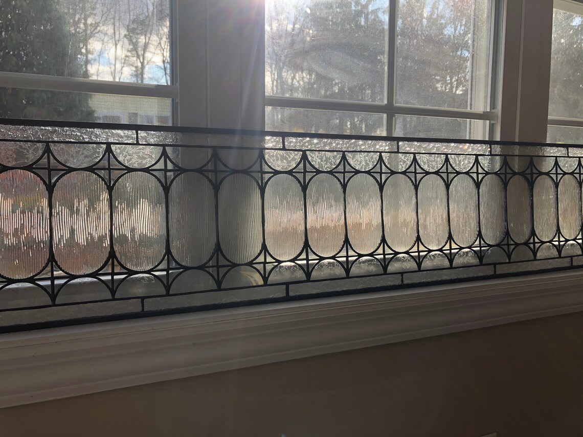 19-02X Transom Window in Clear Texture Glass - Etsy