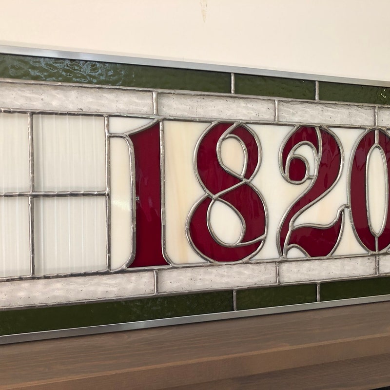 Stained Glass Numbers - Etsy