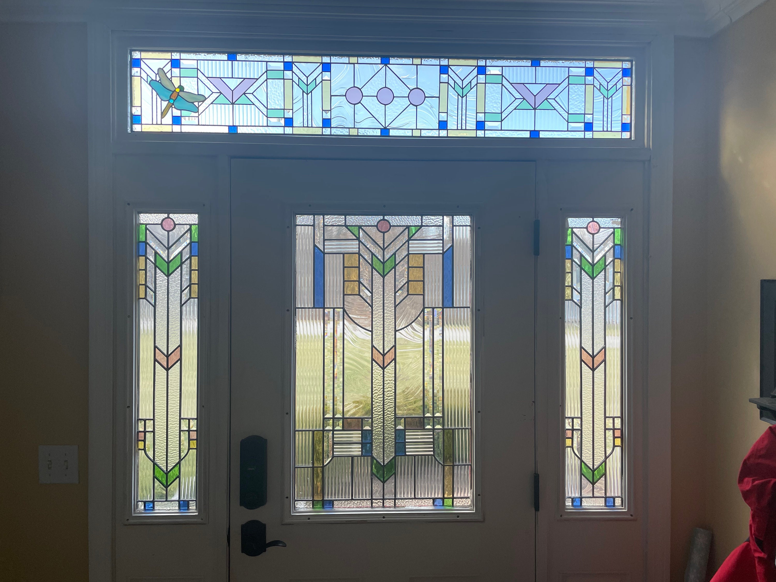 20-05 Prairie Style, Frank Lloyd Wright Inspired Transom Window in ...