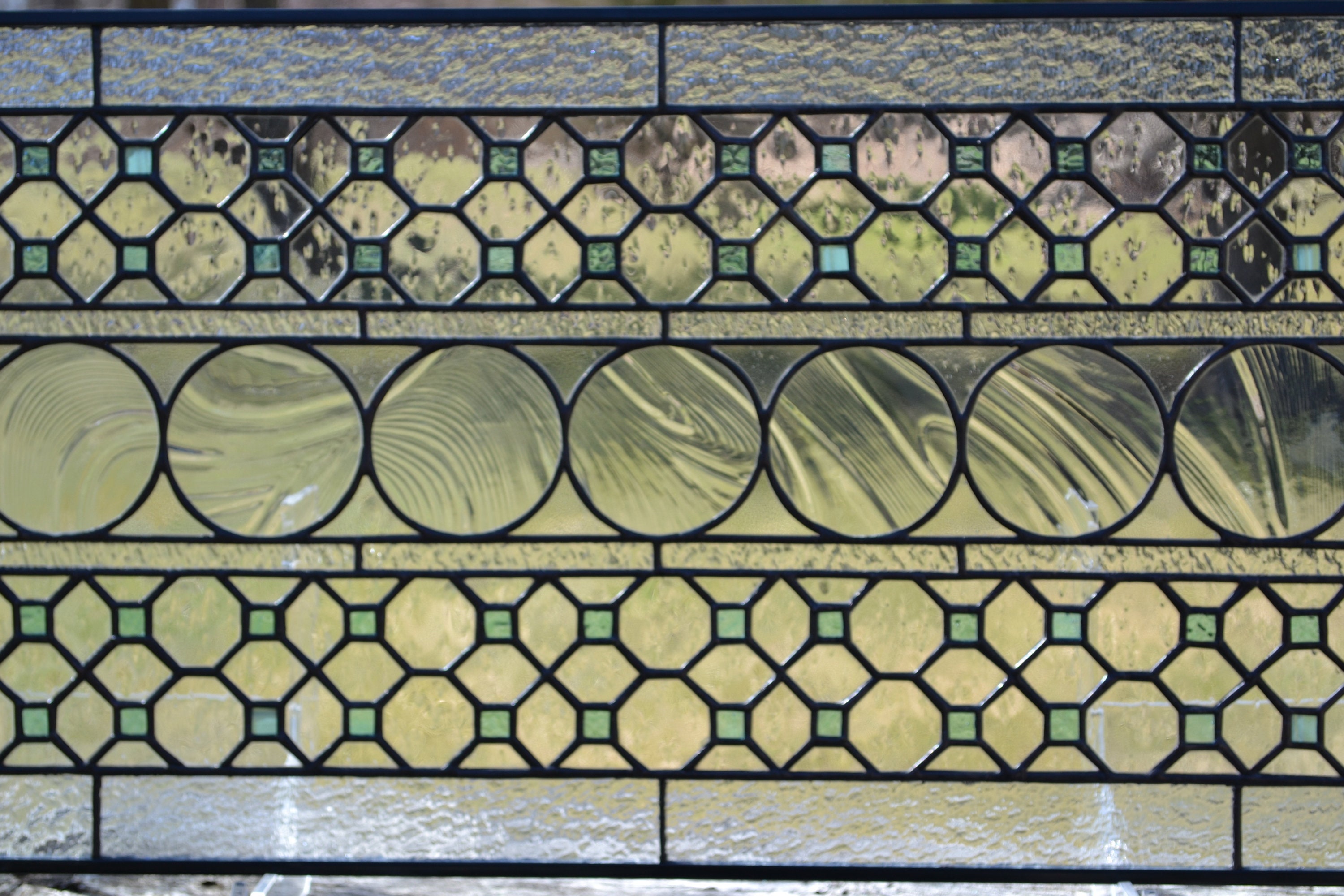 21-01 Custom Stained Glass Transom Window - Etsy