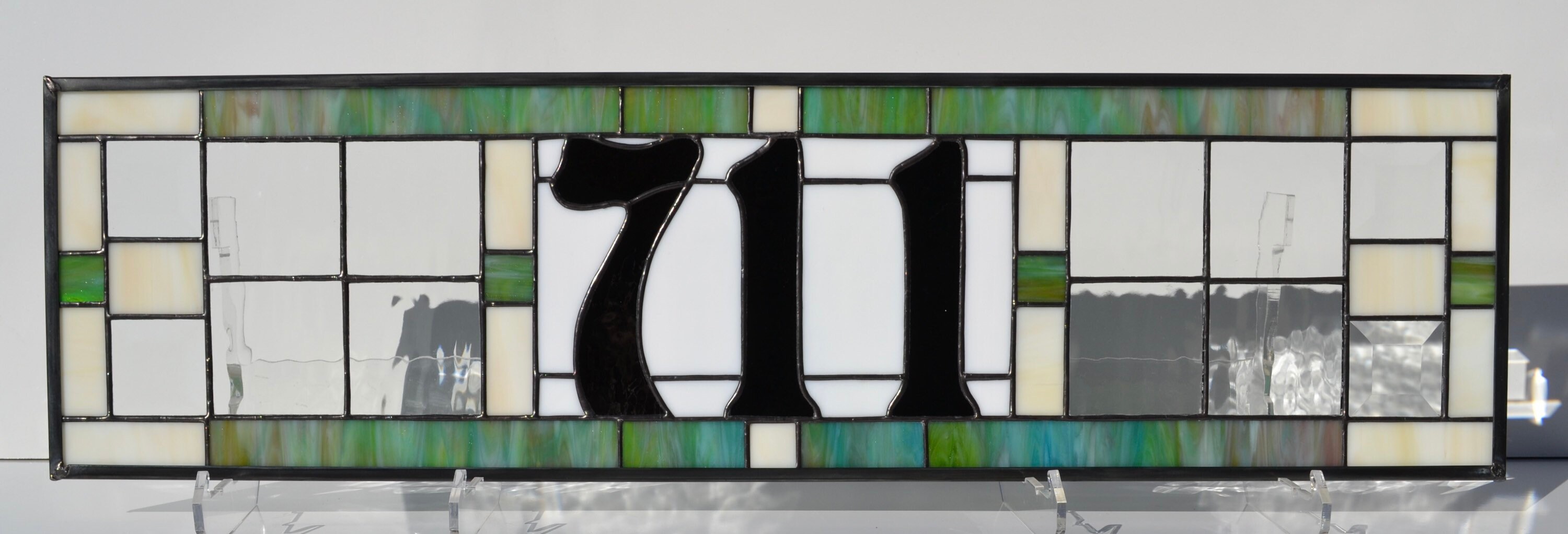 22-09 Stained Glass Transom Windows Available and Custom Made to Fit ...