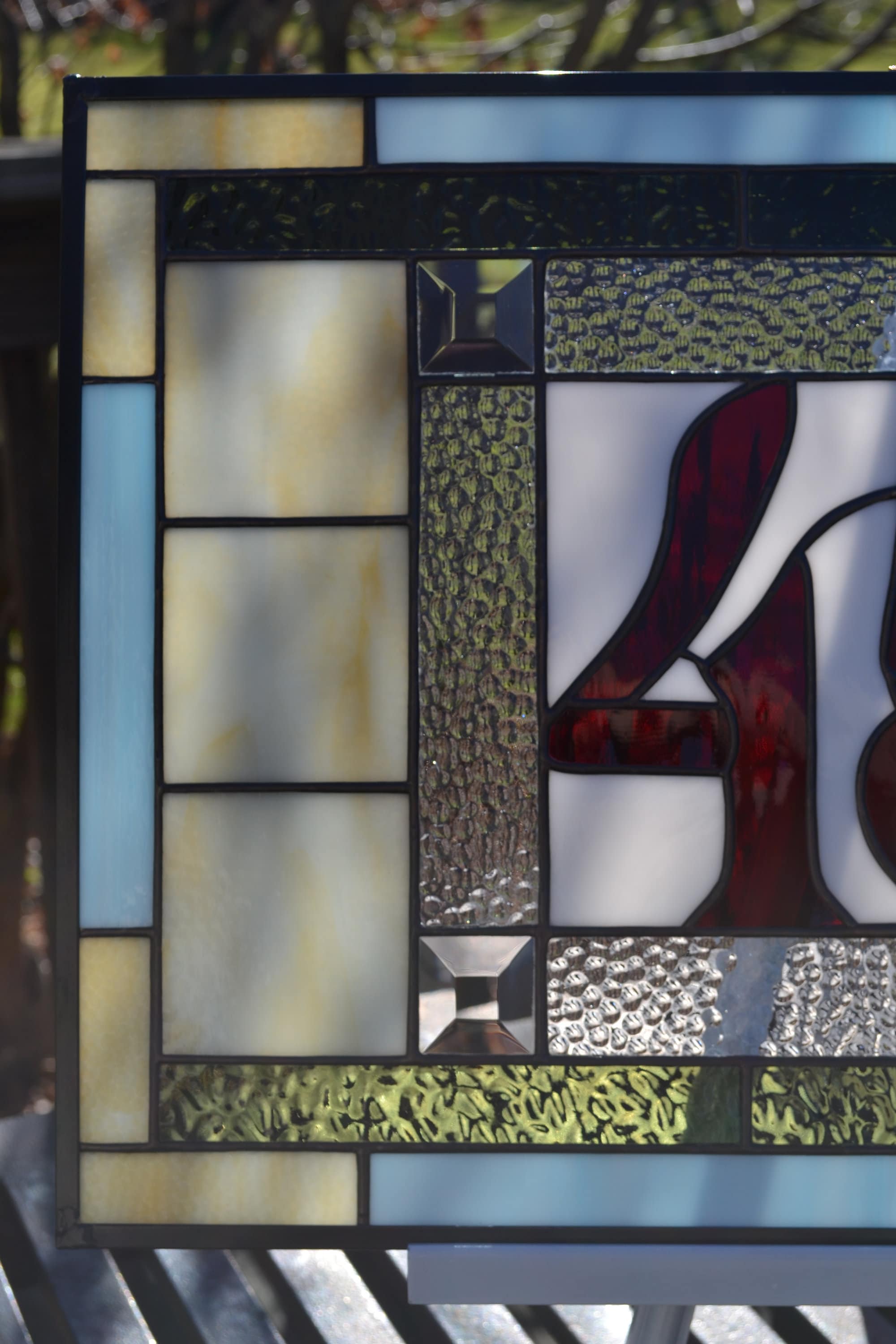 19-04 Stained Glass Transom Windows Available and Custom Made - Etsy