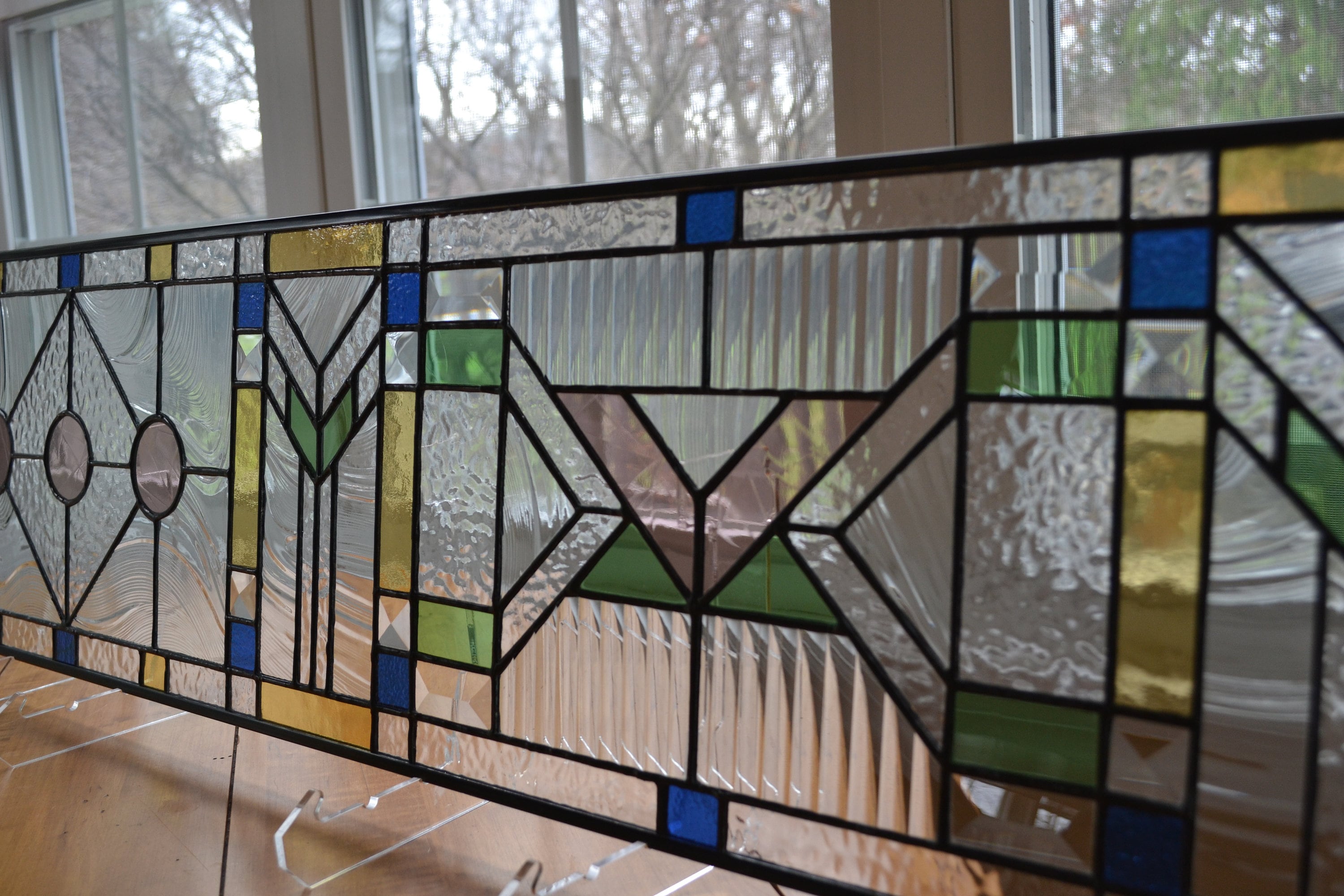 20-05 Prairie Style, Frank Lloyd Wright Inspired Transom Window in ...