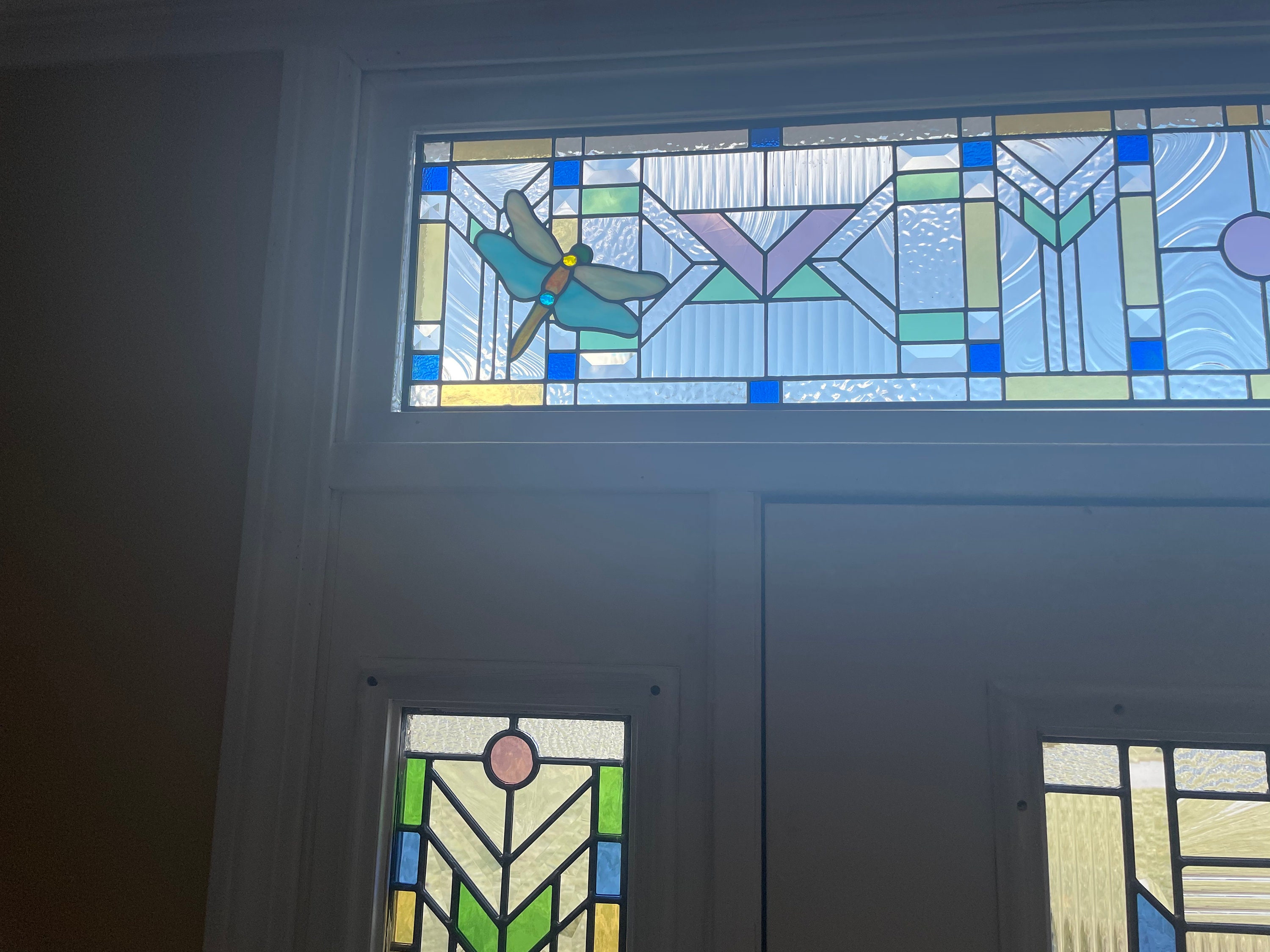 20-05 Prairie Style, Frank Lloyd Wright Inspired Transom Window in ...