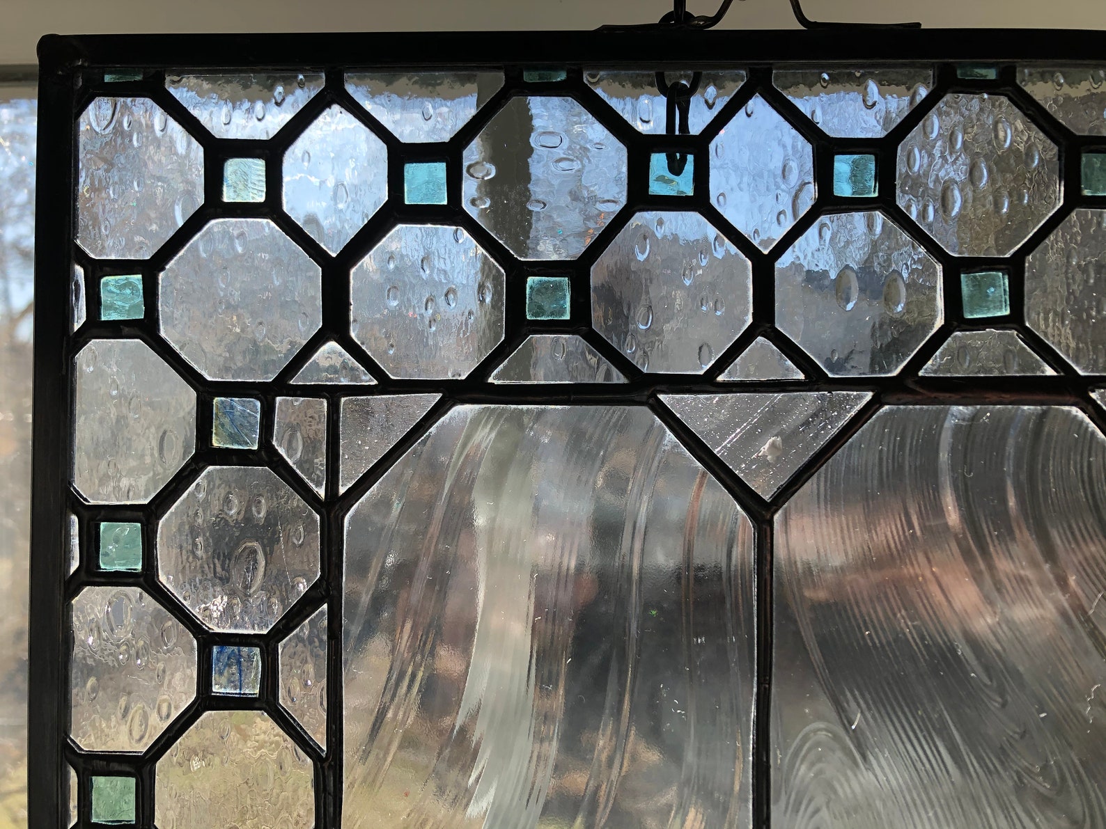 19-01 Custom Stained Glass Transom Window - Etsy