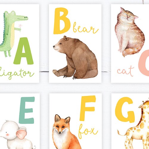 Alphabet Beetles Illustrations Print Vertical ABC Poster - Etsy Israel