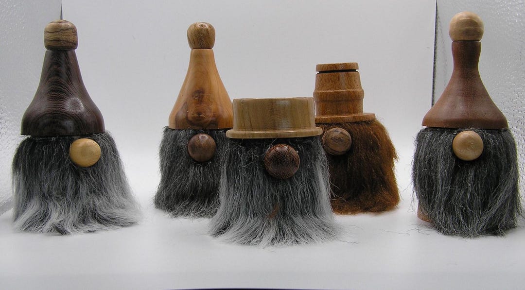Norwegian Gonks, Wood Turned Gnomes - Etsy UK