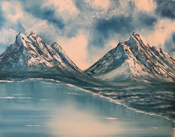 Original Art Alaskan Landscape Scenery Alaskan - Etsy