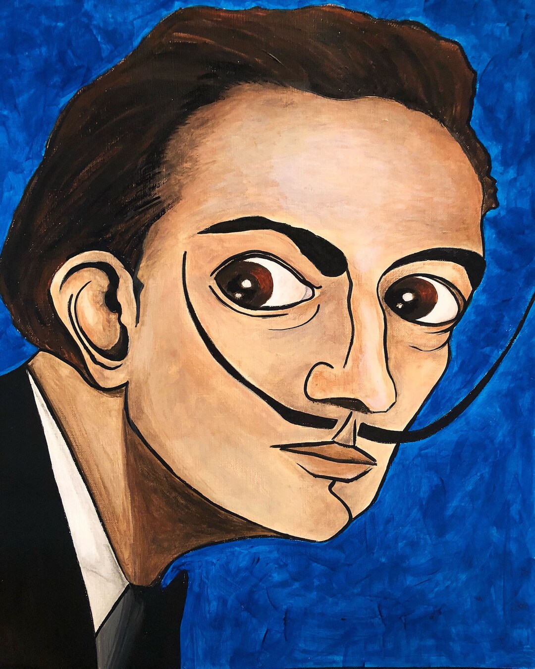 Salvador Dalí Portrait Digital Download Printable Art Artwork to Frame ...
