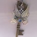 Wing Key With Blue Rhinestone - Etsy