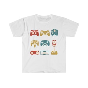 Video Gaming Controllers T-shirt, Gift for Video Games Player, Video ...