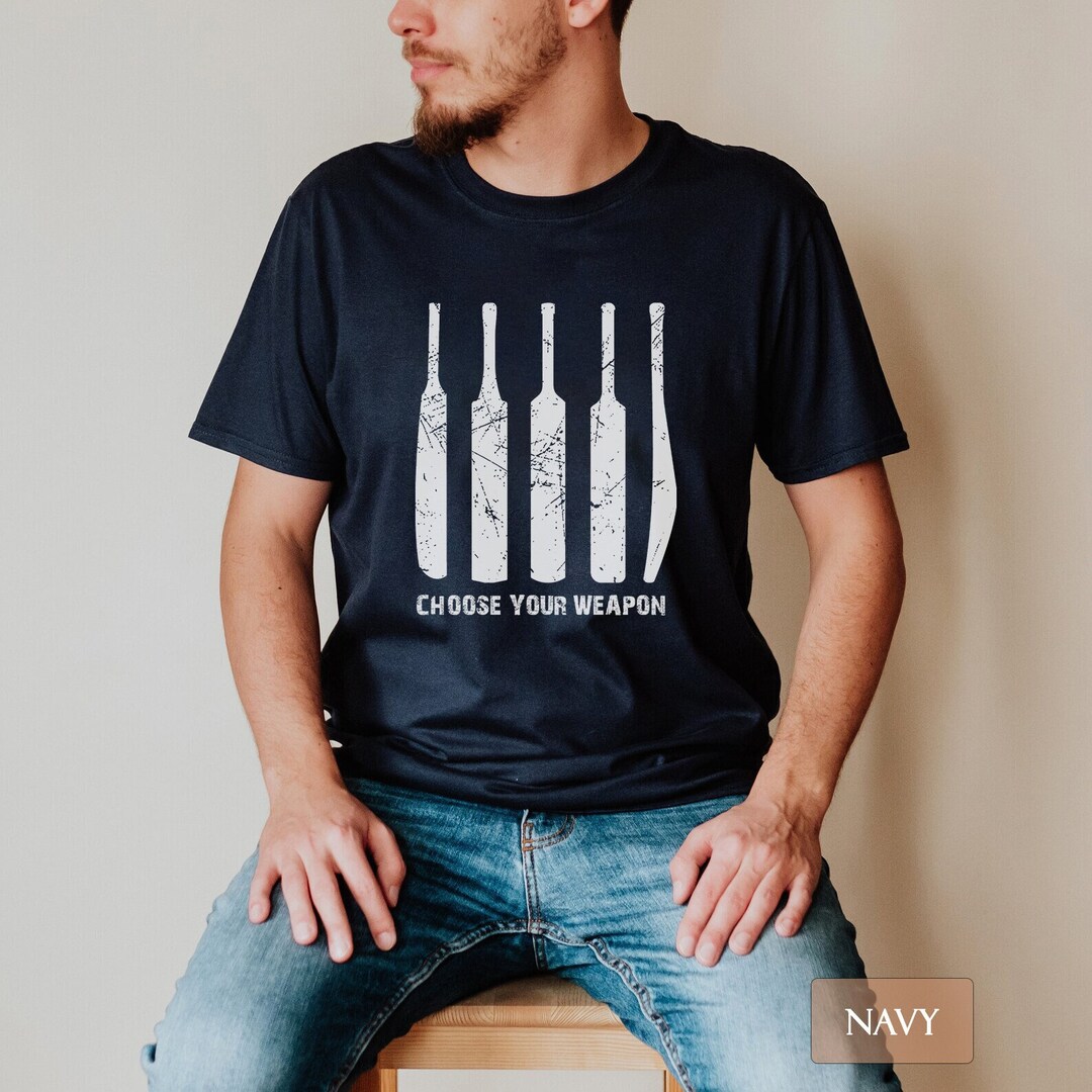 Funny Cricket T-shirt, Cricket Bat Types, Funny Cricket Player Unisex ...