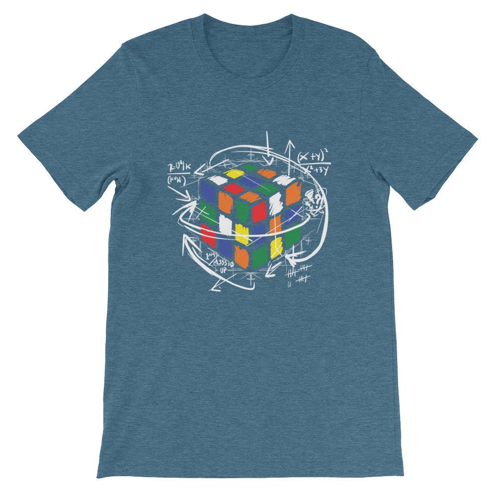 Rubik's Cube Instructions Unisex T-shirt - Etsy
